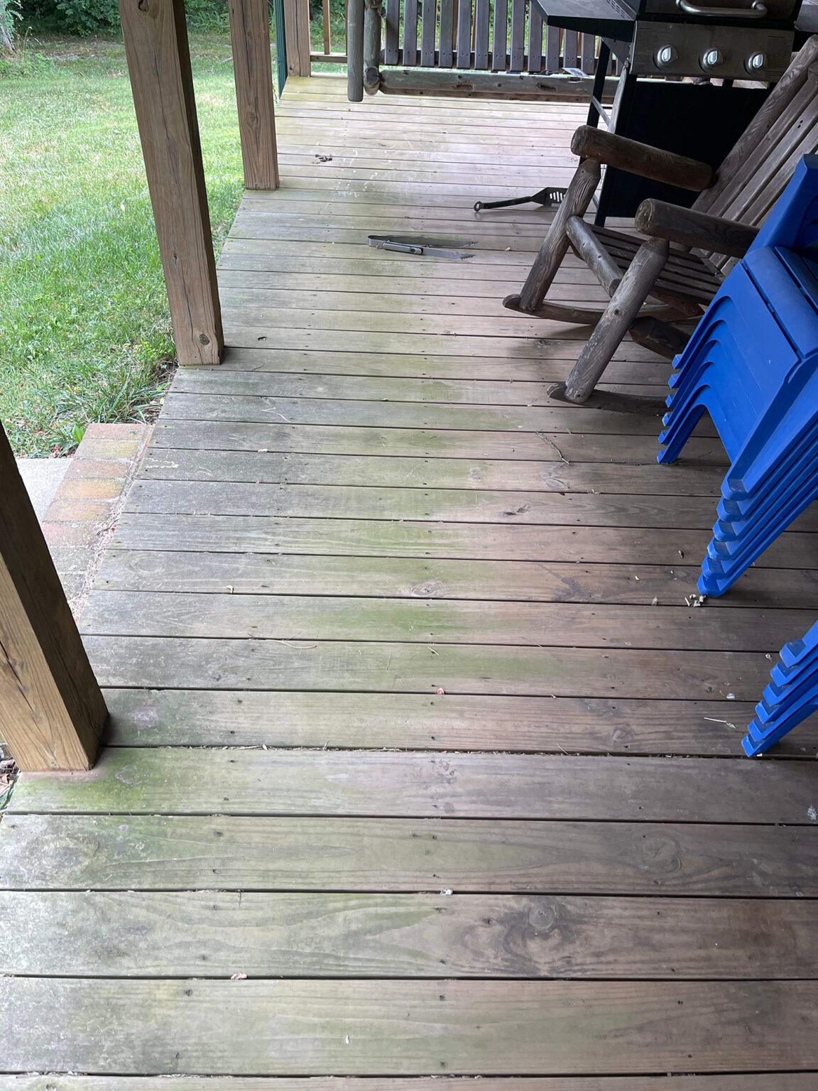 Five Steps to Staining a Log Home or Cabin - My Three Sons Painting