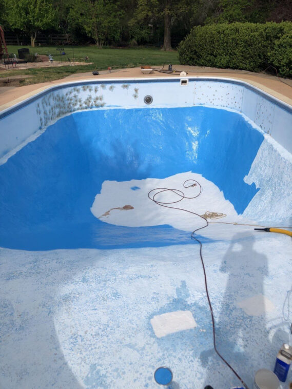 Epoxy Pool Coating Service - My Three Sons Painting