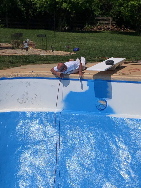 Epoxy Pool Coating Service - My Three Sons Painting