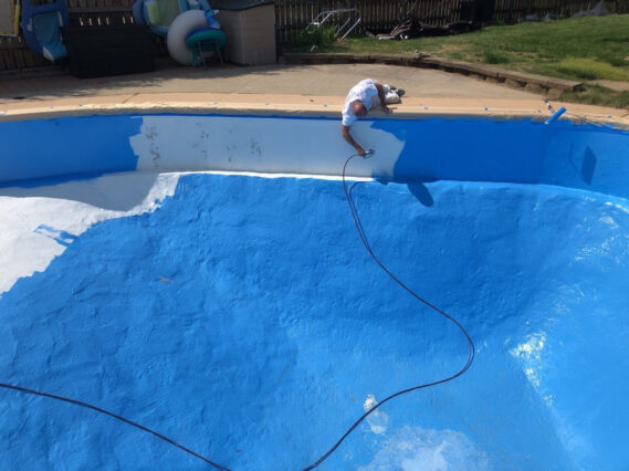 Epoxy Pool Coating Service - My Three Sons Painting